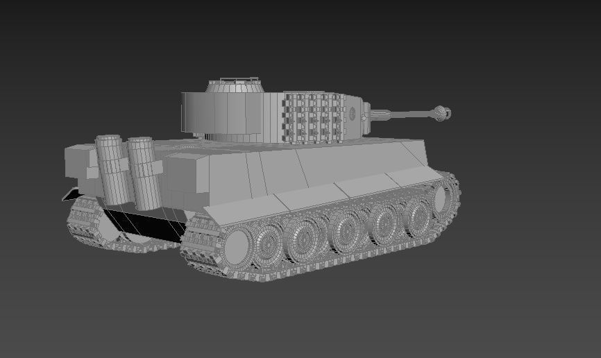 Tiger E1 3D model | CGTrader