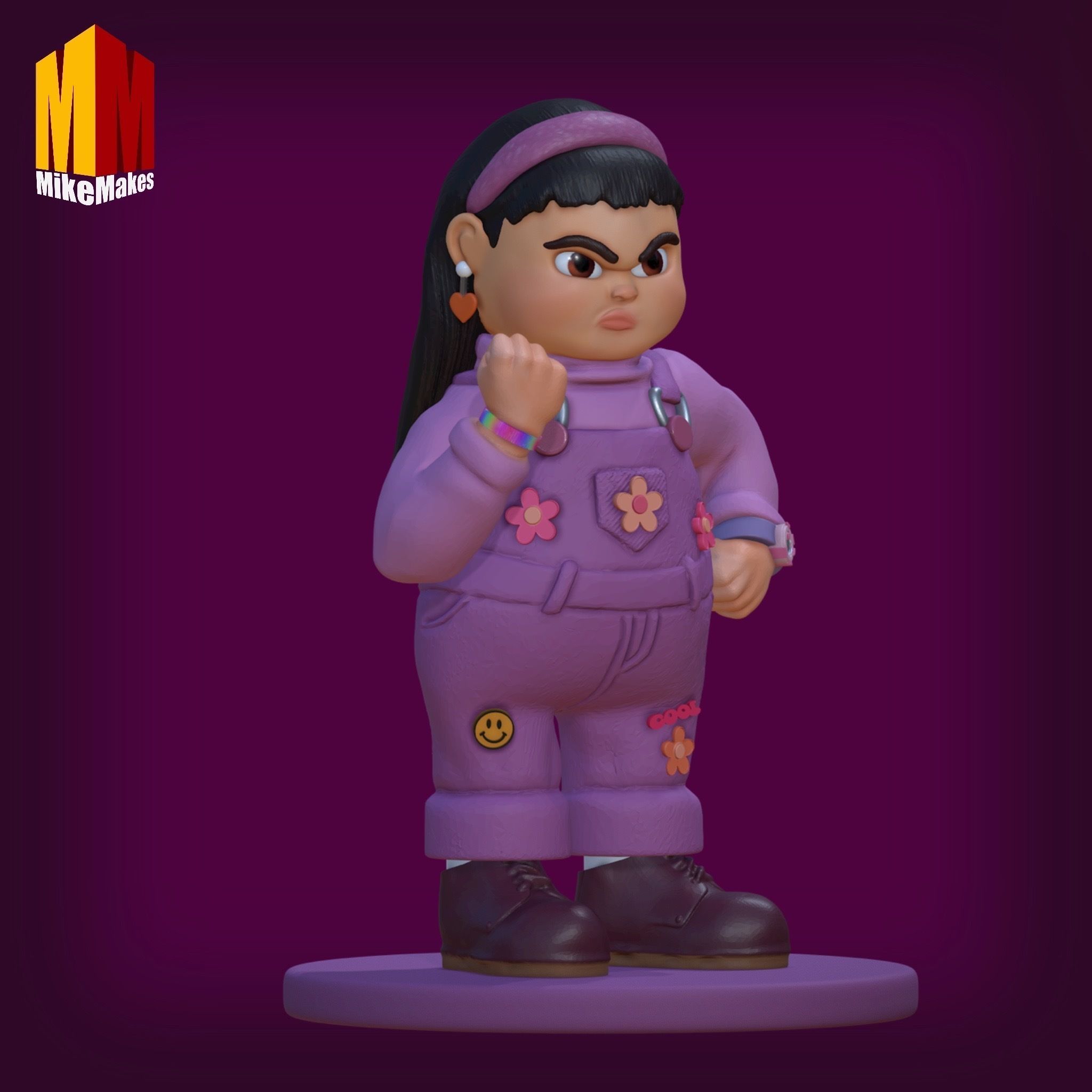 TURNING RED ABBY FIGURINE 3D model 3D printable | CGTrader