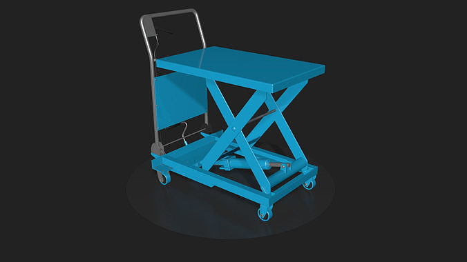 Three lifting trolleys 3D model | CGTrader