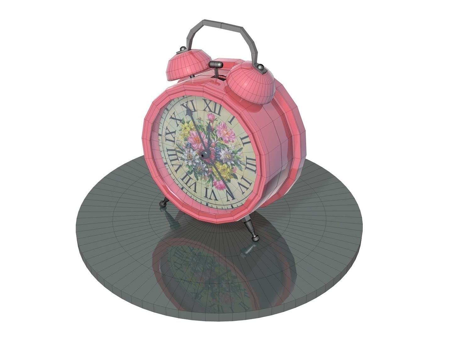 Alarm clock 7 textures 3D model | CGTrader