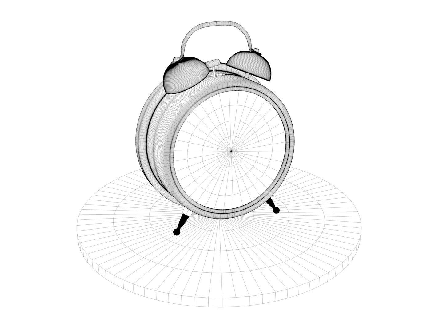 Alarm clock 7 textures 3D model | CGTrader