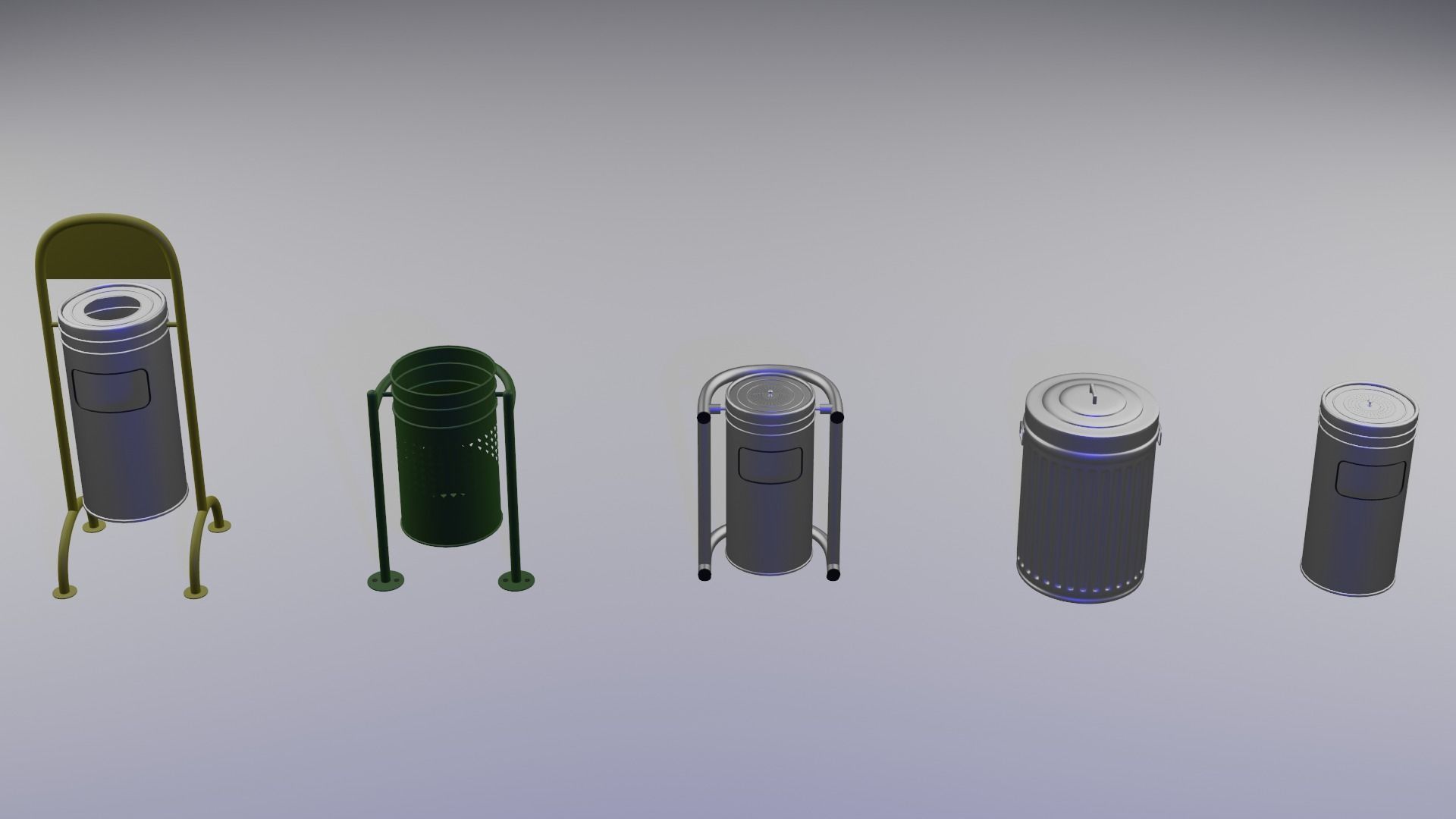 Bin 3D Model trash cans free 3D model | CGTrader