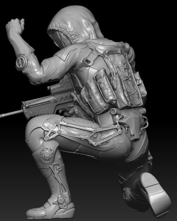 FUTURE SOLDIER free 3D model 3D printable | CGTrader