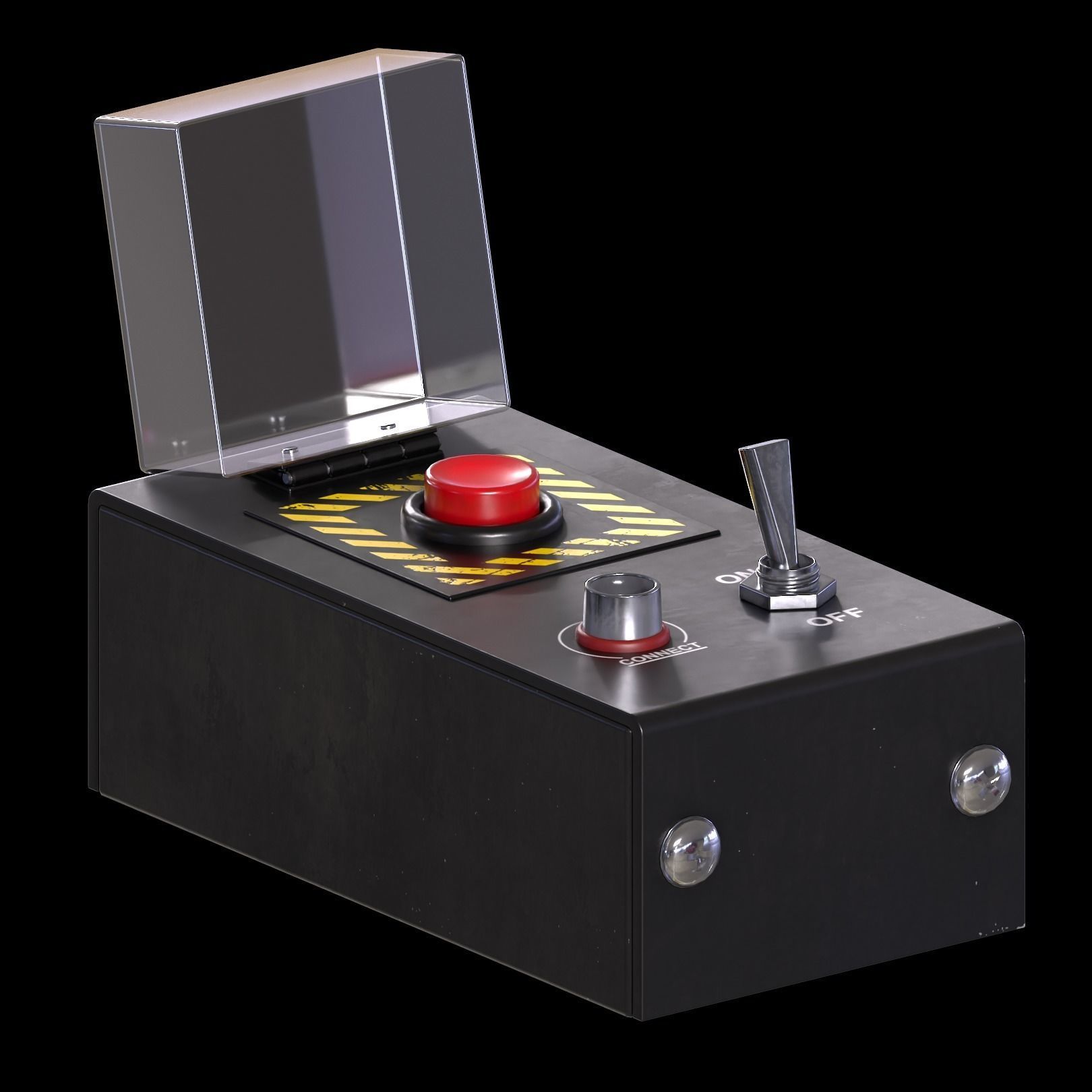 3D model Detonator Button VR / AR / low-poly | CGTrader