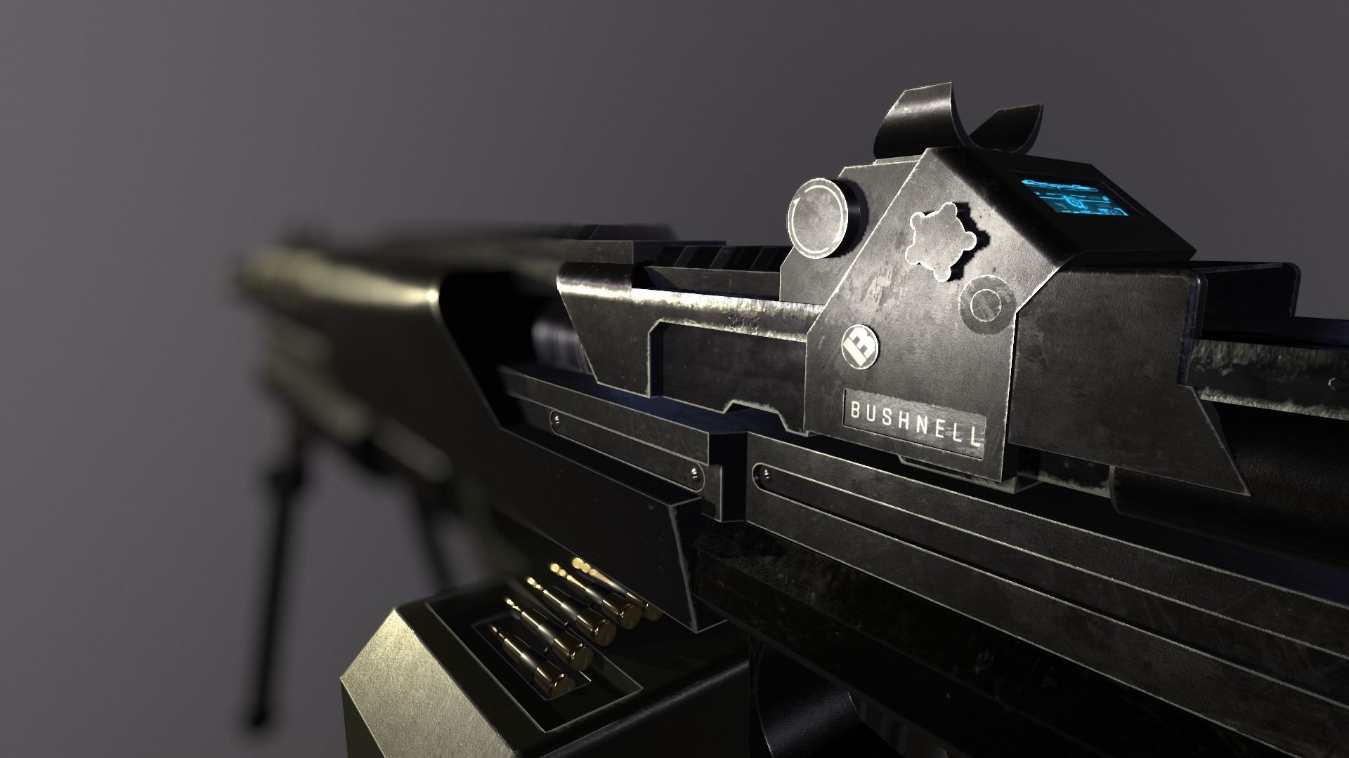 3D model Machine gun VR / AR / low-poly | CGTrader