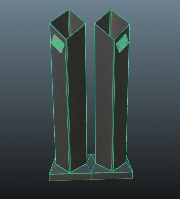 SWANKY STEEL DIAMOND SHOTGUN STACK 3D model | CGTrader