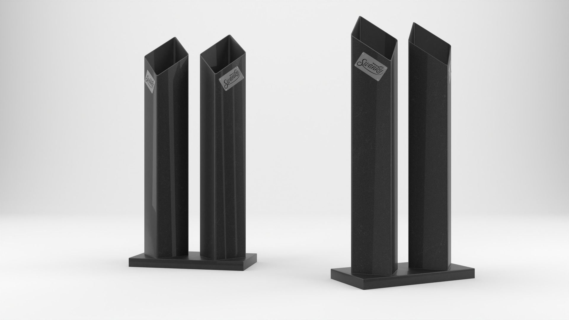 SWANKY STEEL DIAMOND SHOTGUN STACK 3D model | CGTrader