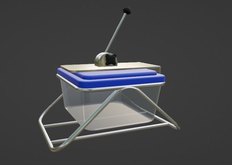 Medical Sharps Container with Hub Cutter 3d Model print ready 3D model ...