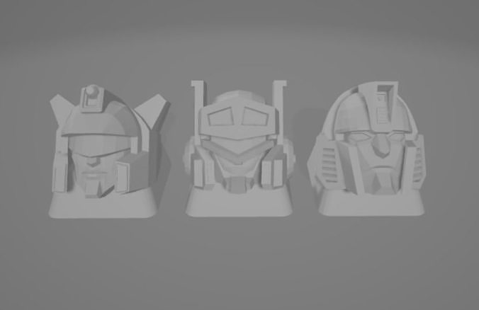 NEW KEYCAP TRANSFORMERS - PACK 3 3D model 3D printable | CGTrader