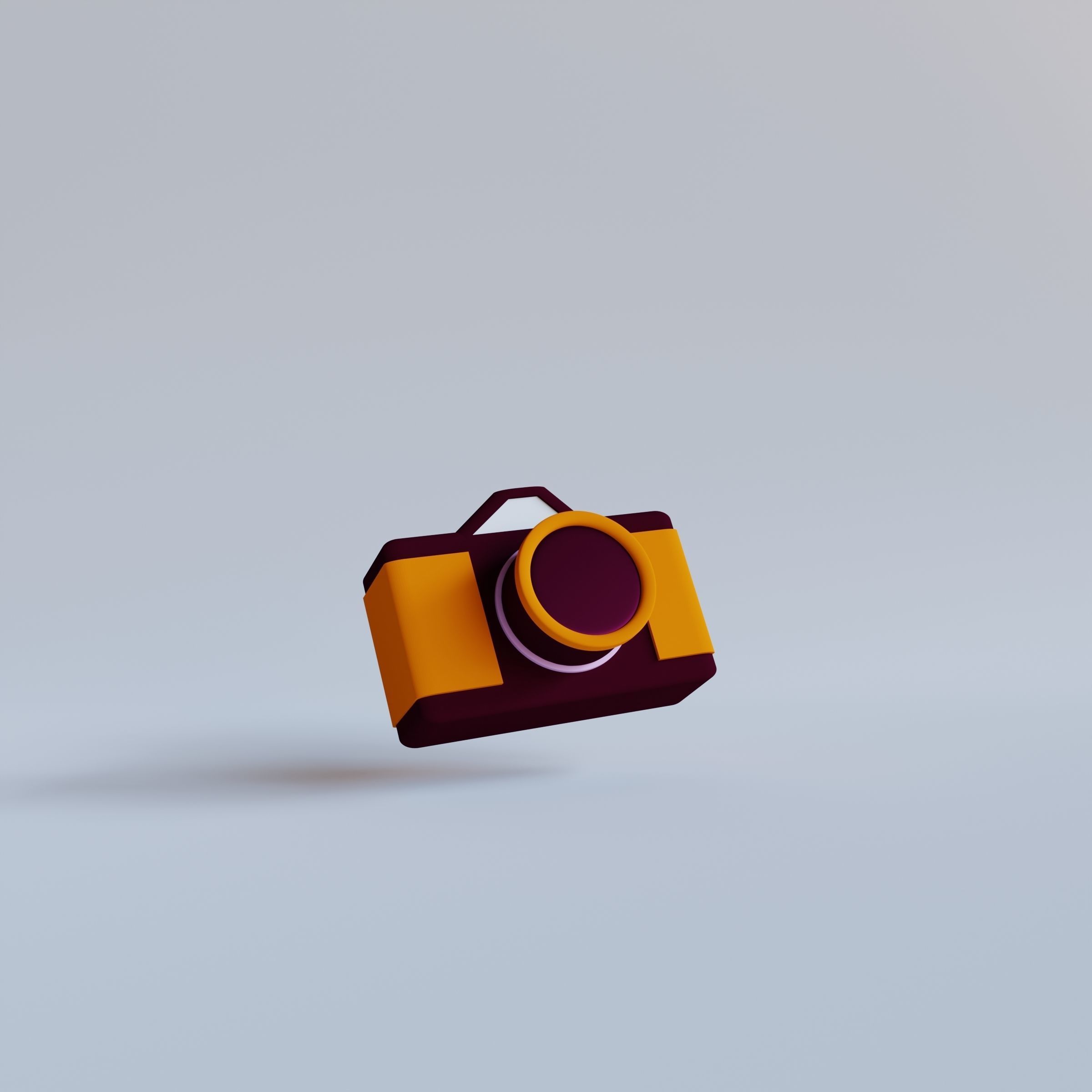 DSLR Camera in 3D Illustration free 3D model | CGTrader