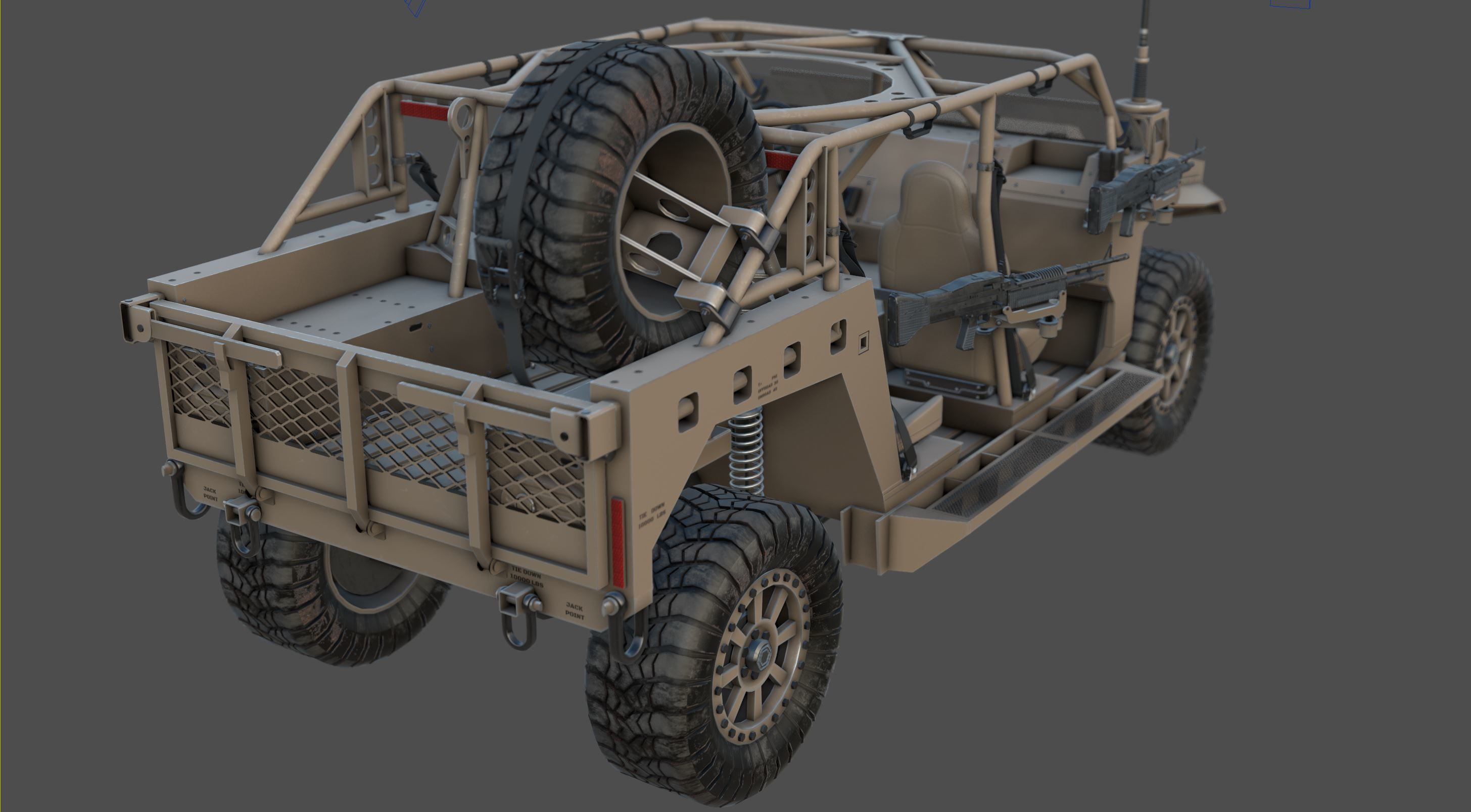 3D model Polaris Dagor A1 VR / AR / low-poly | CGTrader