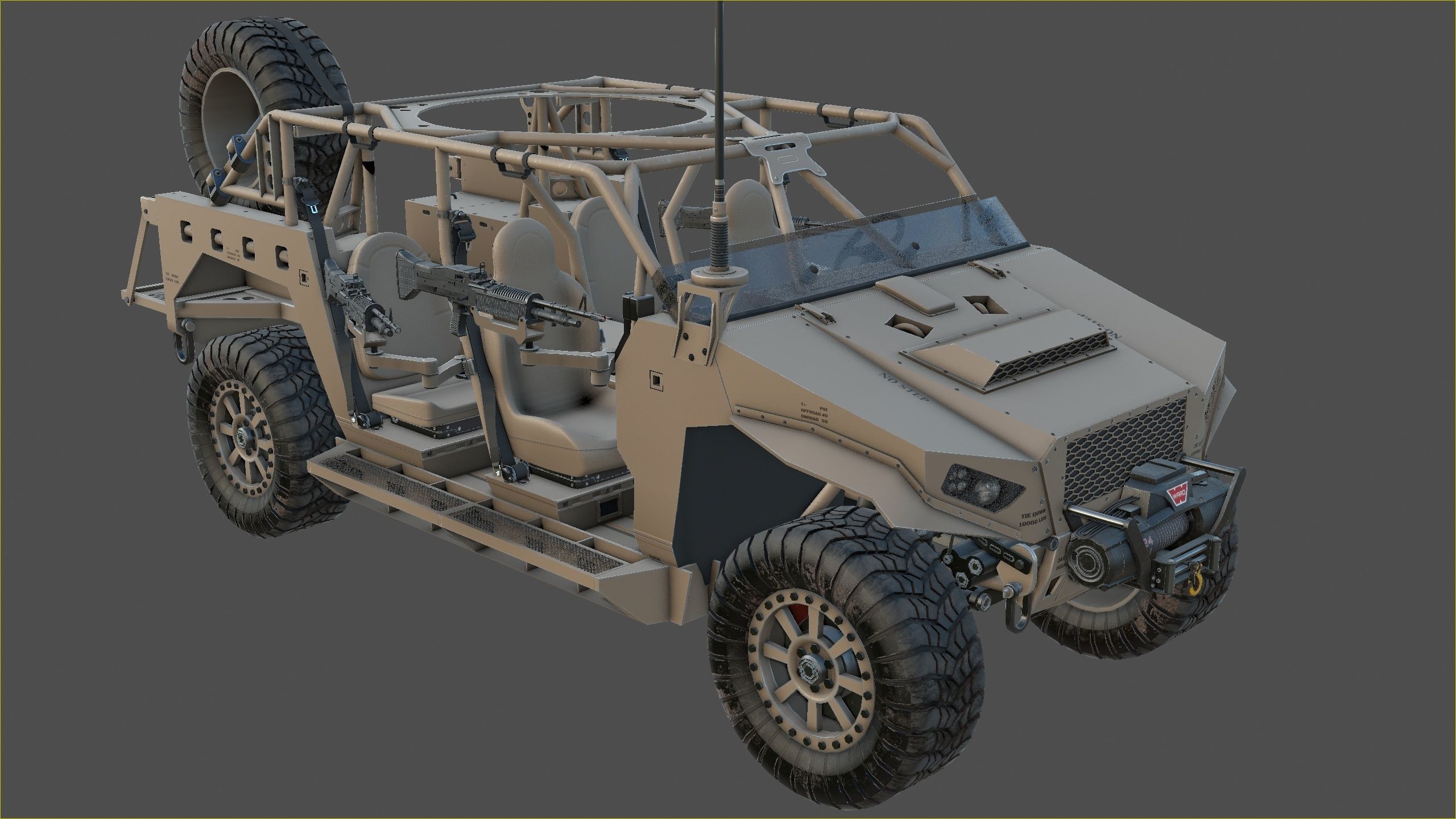 3D model Polaris Dagor A1 VR / AR / low-poly | CGTrader