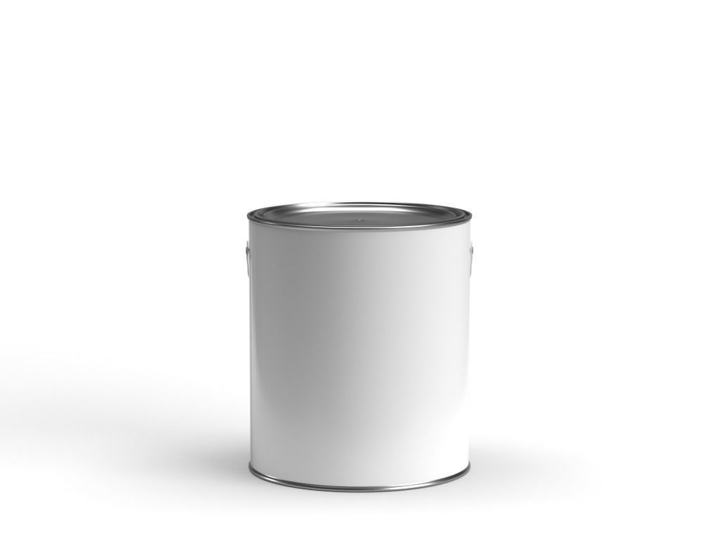 Gallon paint can with plastic handle 3D model | CGTrader