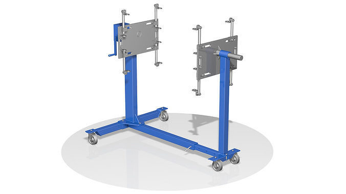 Engine stand R3 3D model | CGTrader
