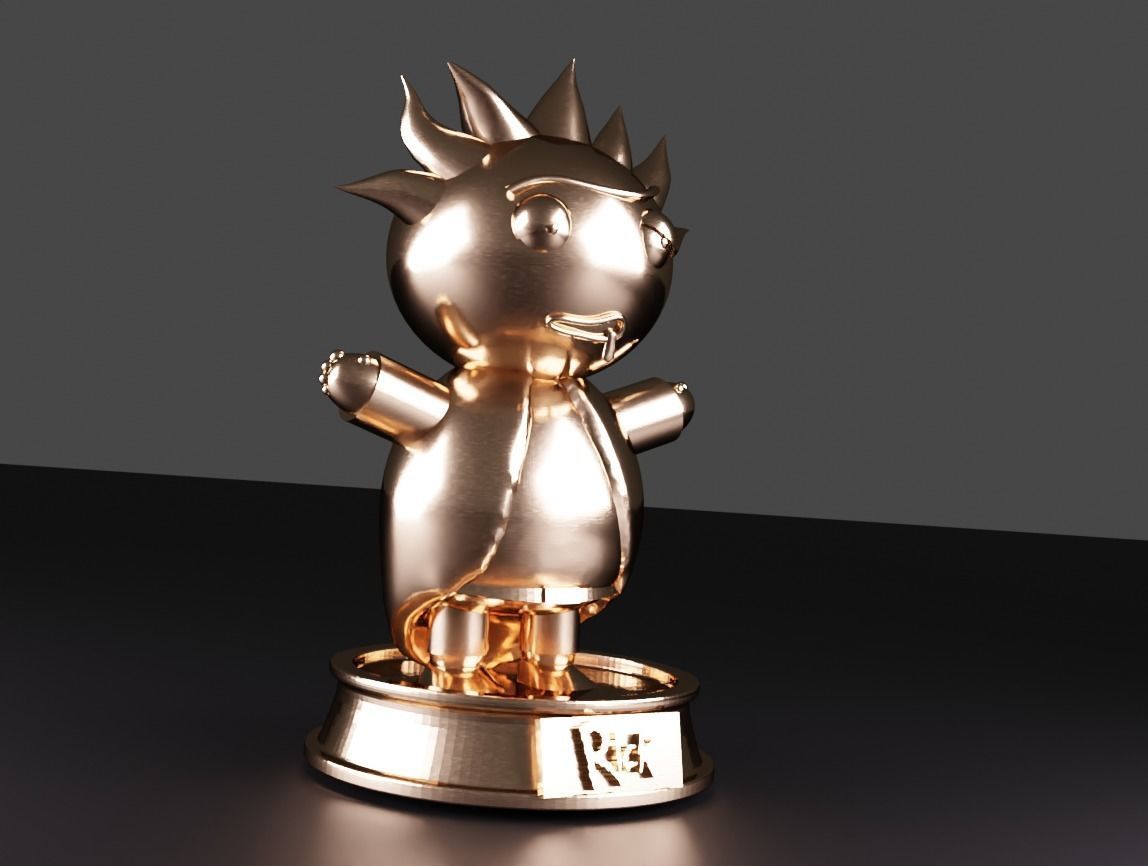Fat Rick 3D model 3D printable | CGTrader