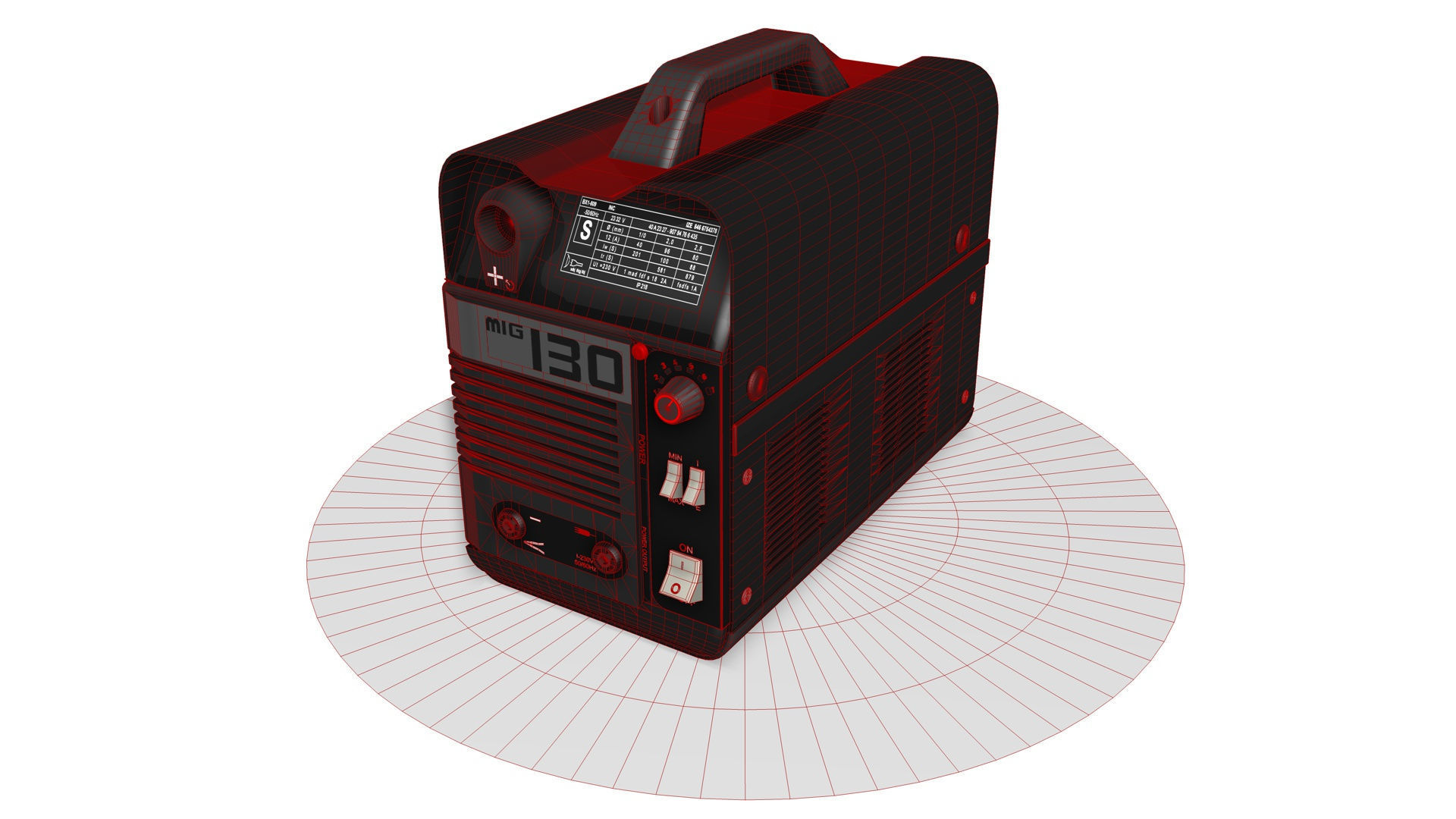 Welding machine 3D model | CGTrader