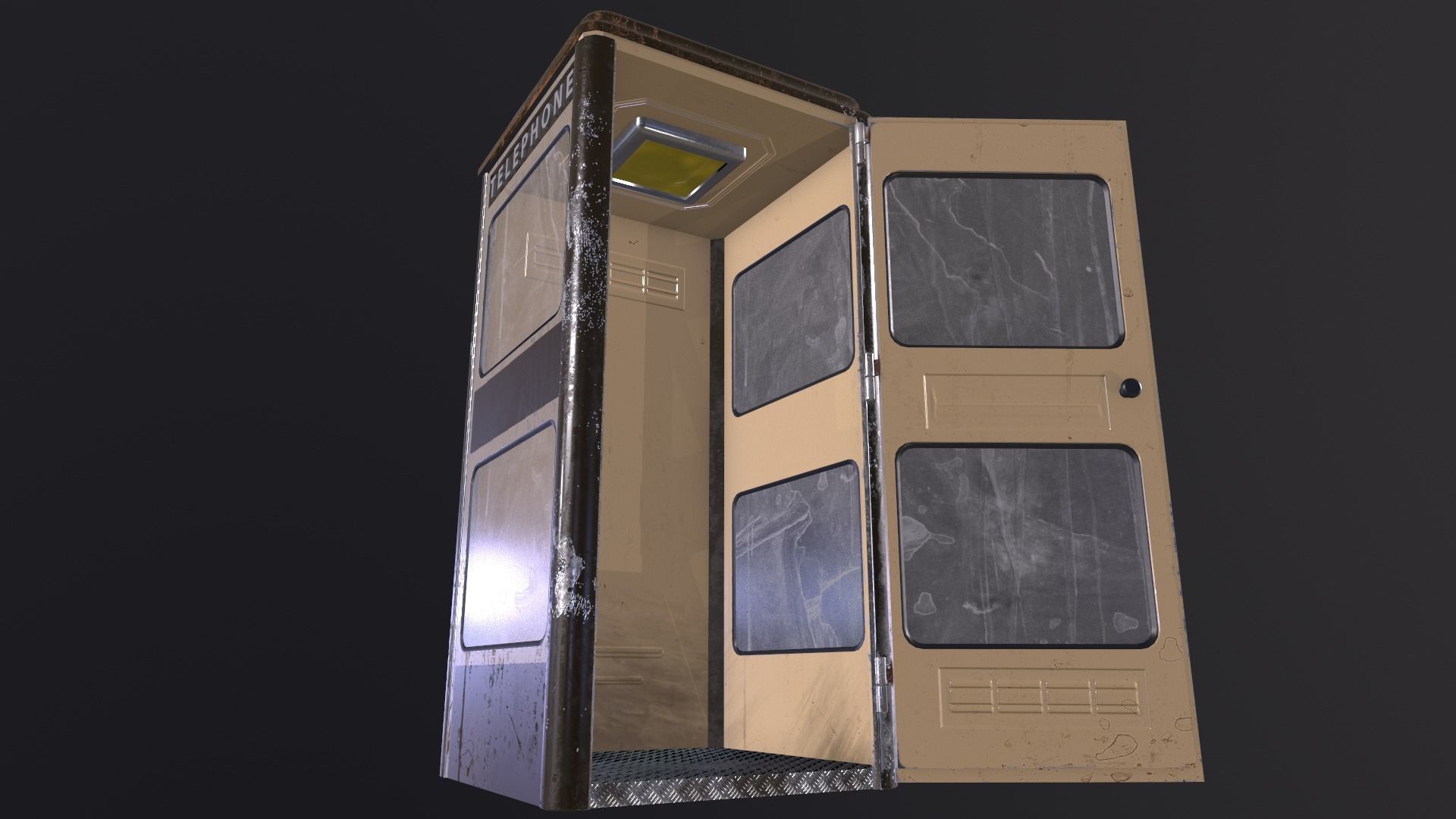3D model AAA Old phone box VR / AR / low-poly | CGTrader