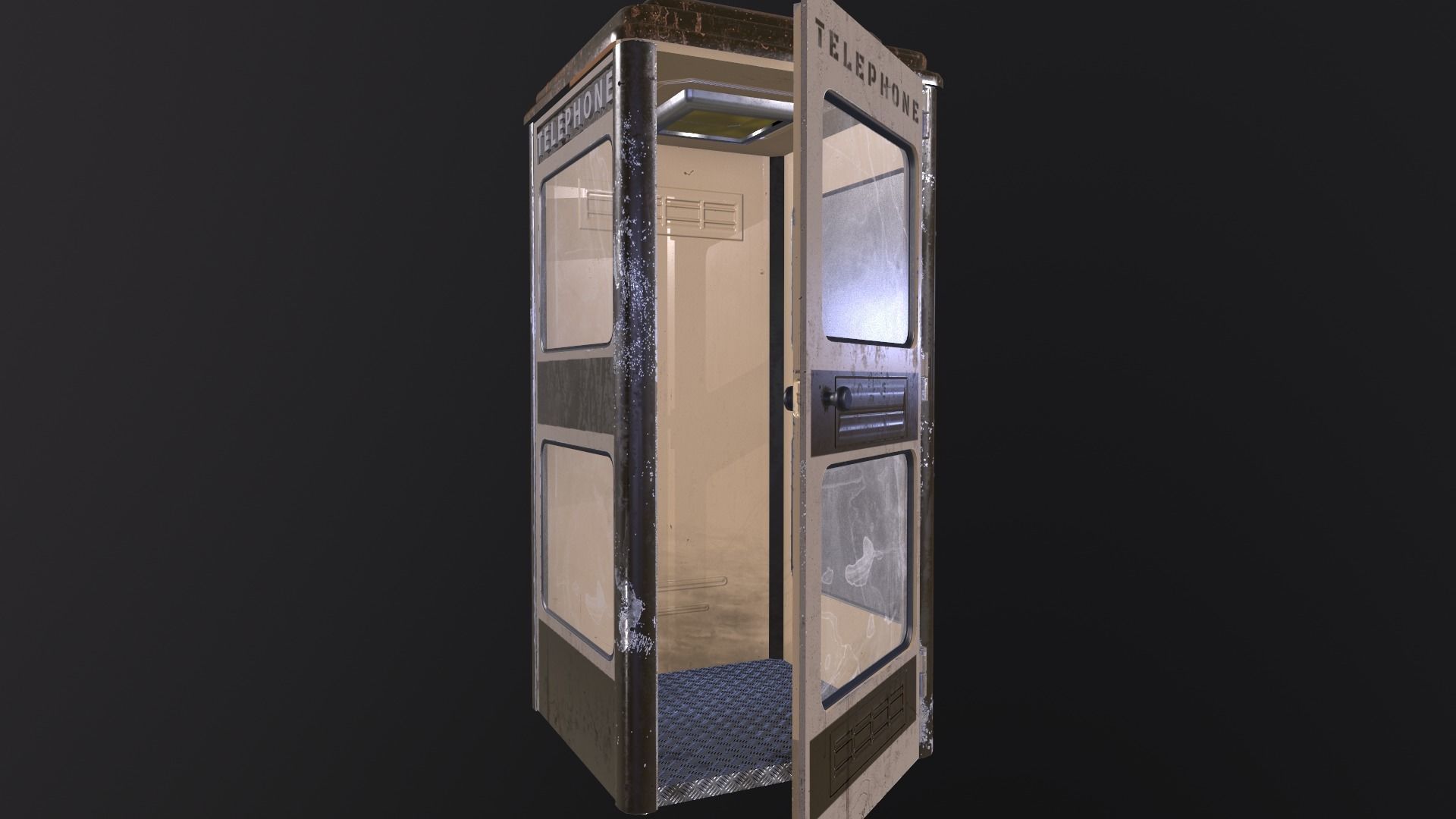3D model AAA Old phone box VR / AR / low-poly | CGTrader