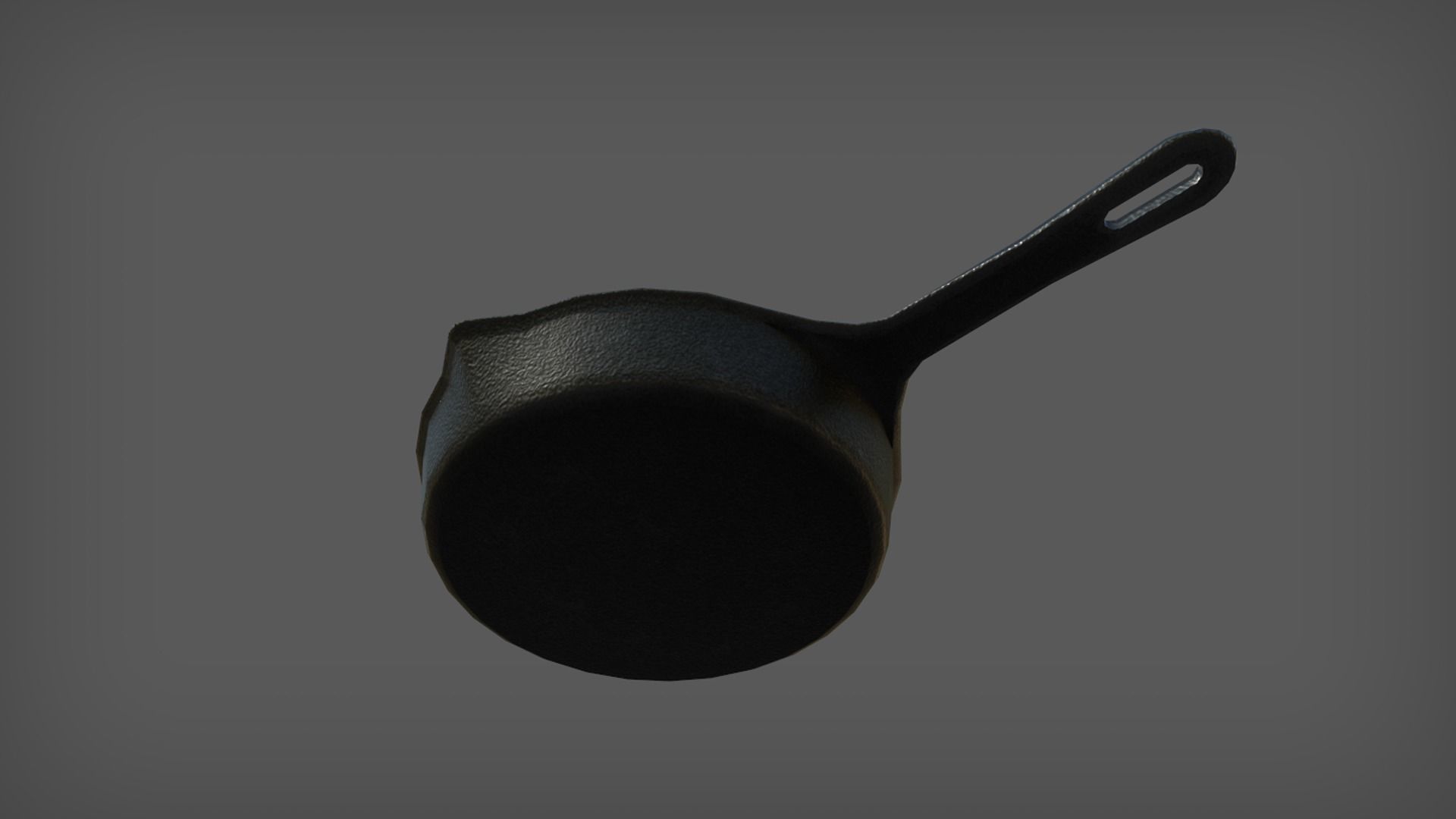 3D model Cast Iron Frying Pan VR / AR / low-poly | CGTrader