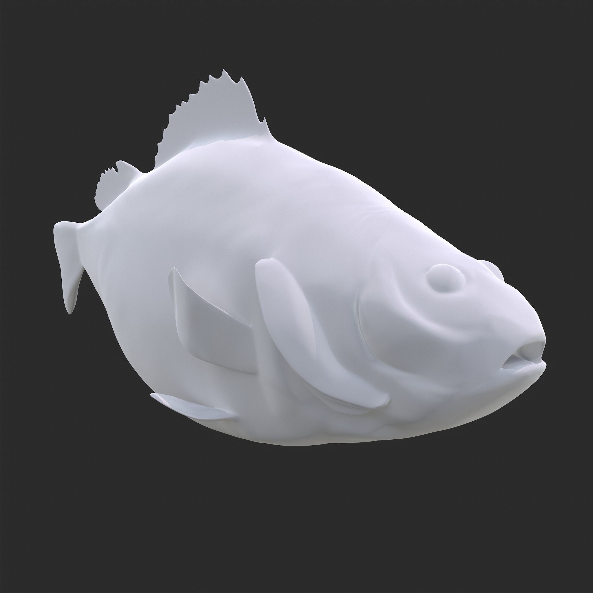 Perch 3D Print fish 3D model 3D printable | CGTrader