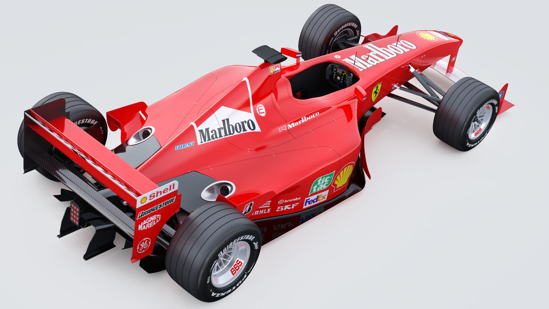 F1 Ferrari F2000 3D model | CGTrader