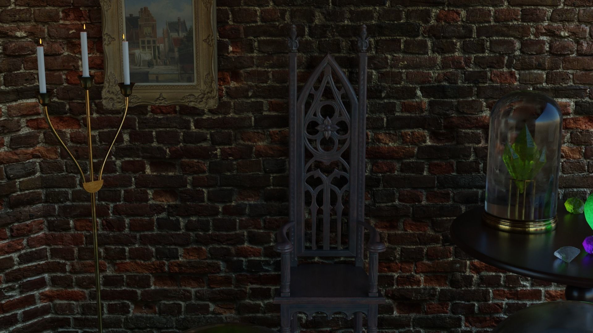 Wizard Chamber 3D model | CGTrader