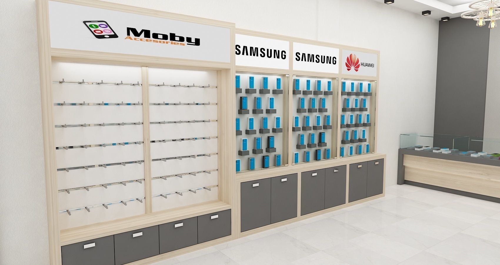 phone store 3D model | CGTrader