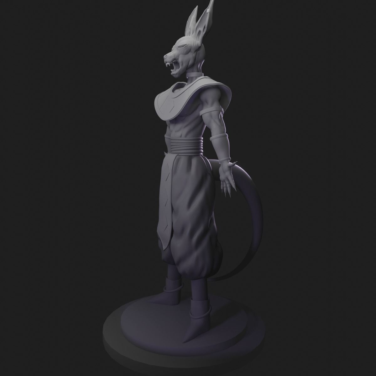 Lord Beerus - God of Destruction 3D model rigged | CGTrader