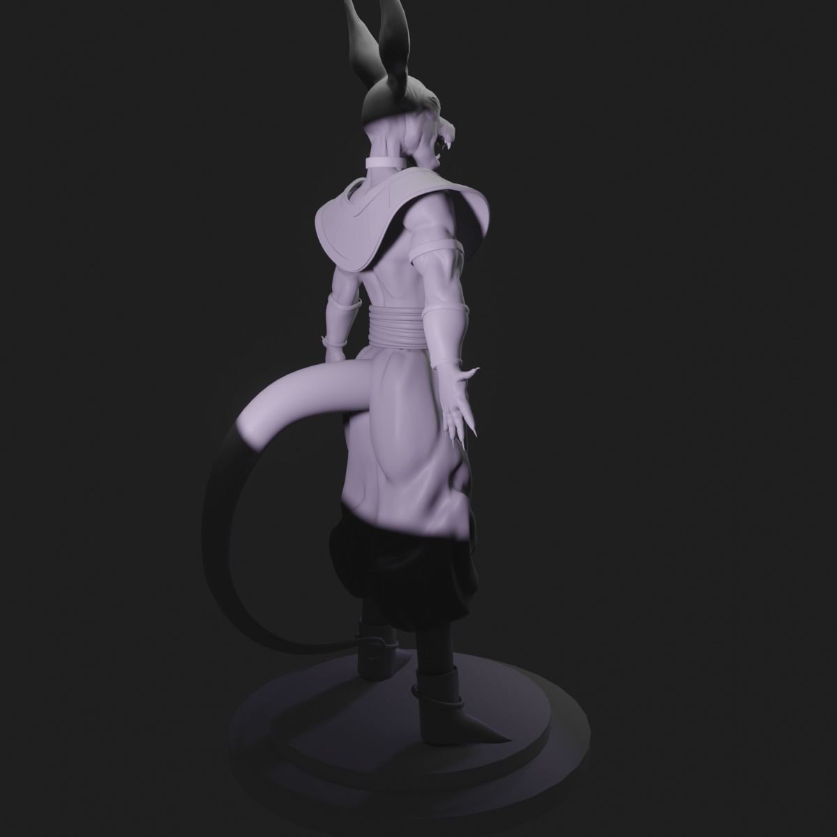 Lord Beerus - God of Destruction 3D model rigged | CGTrader