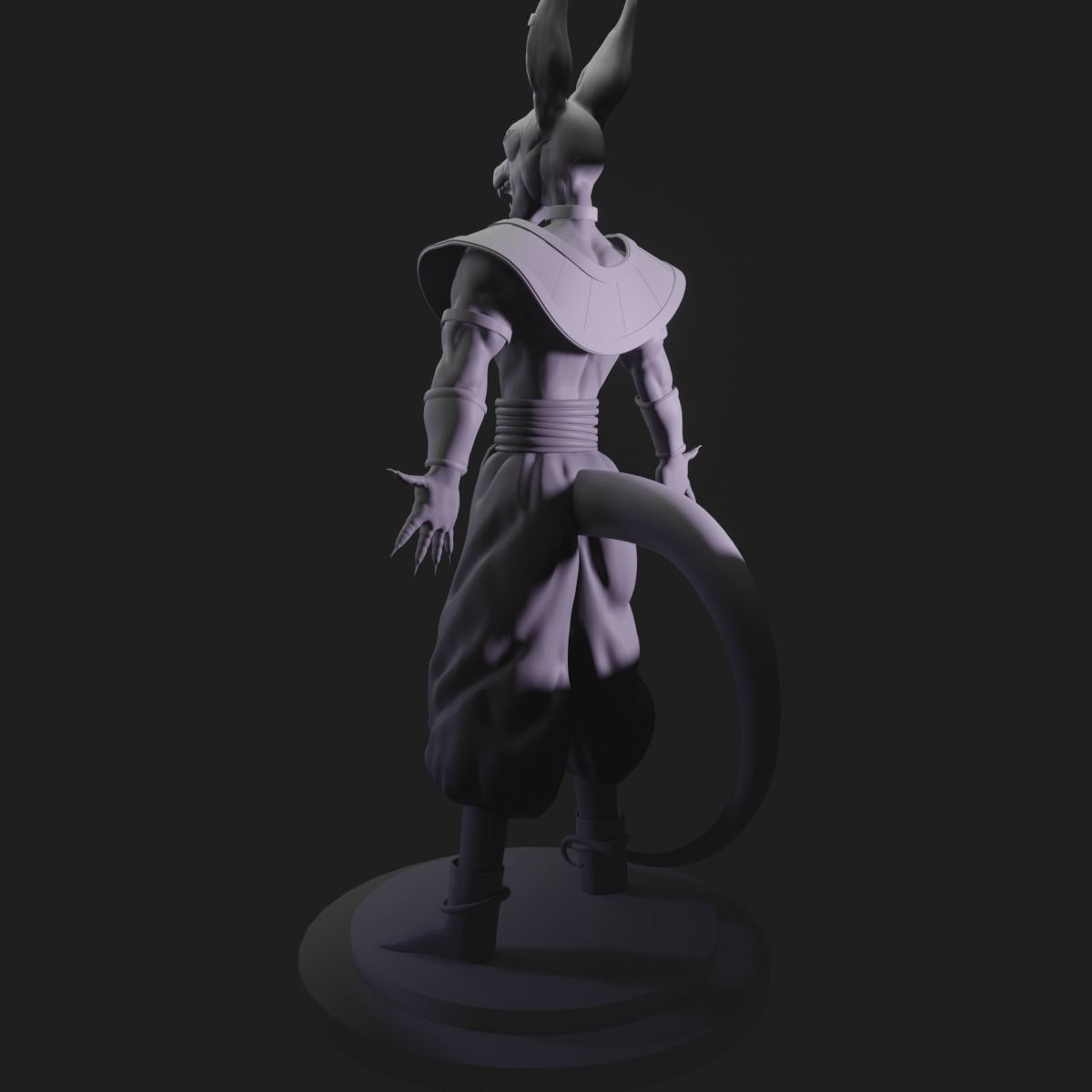 Lord Beerus - God of Destruction 3D model rigged | CGTrader