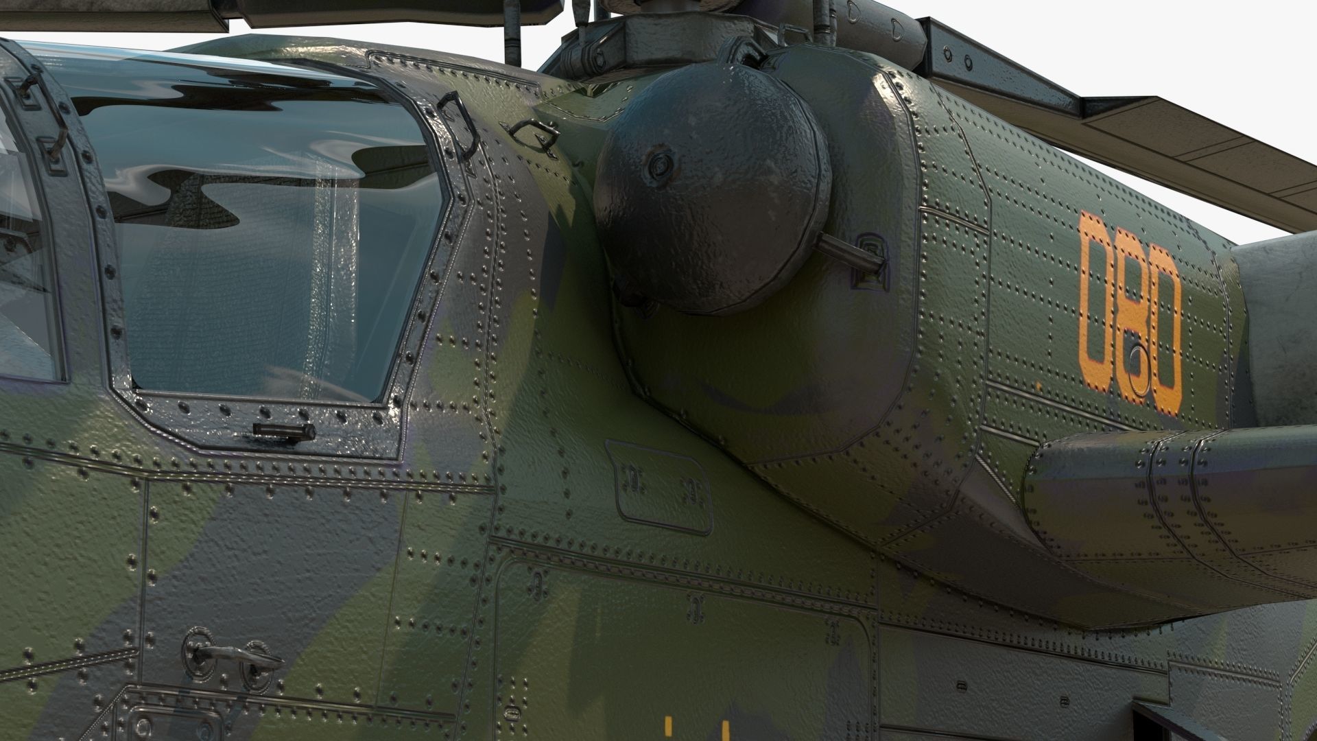 3D model Attack Helicopter KA52 Black Shark Hokum VR / AR / low-poly ...