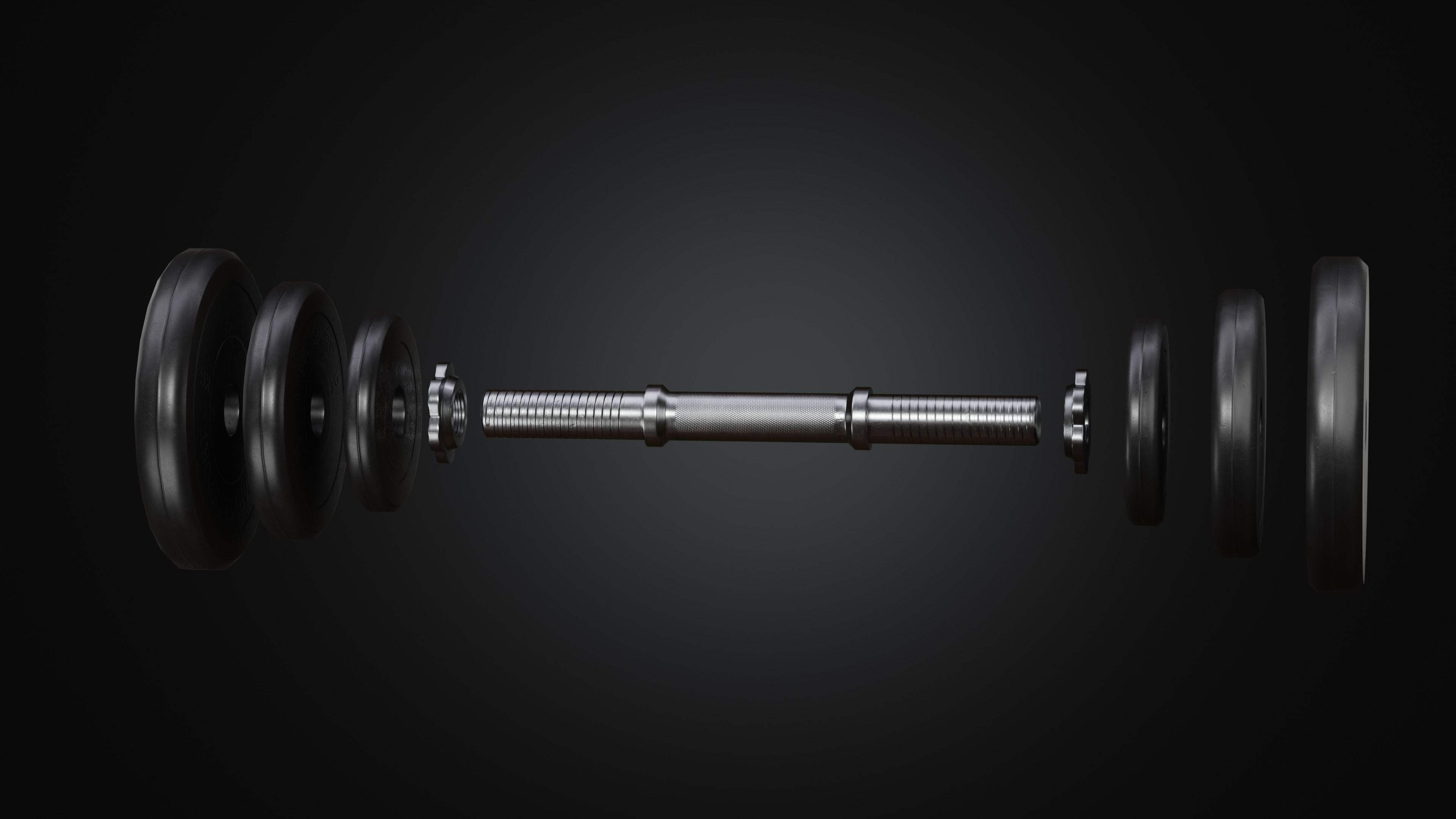 3D model Dumbbell VR / AR / low-poly | CGTrader
