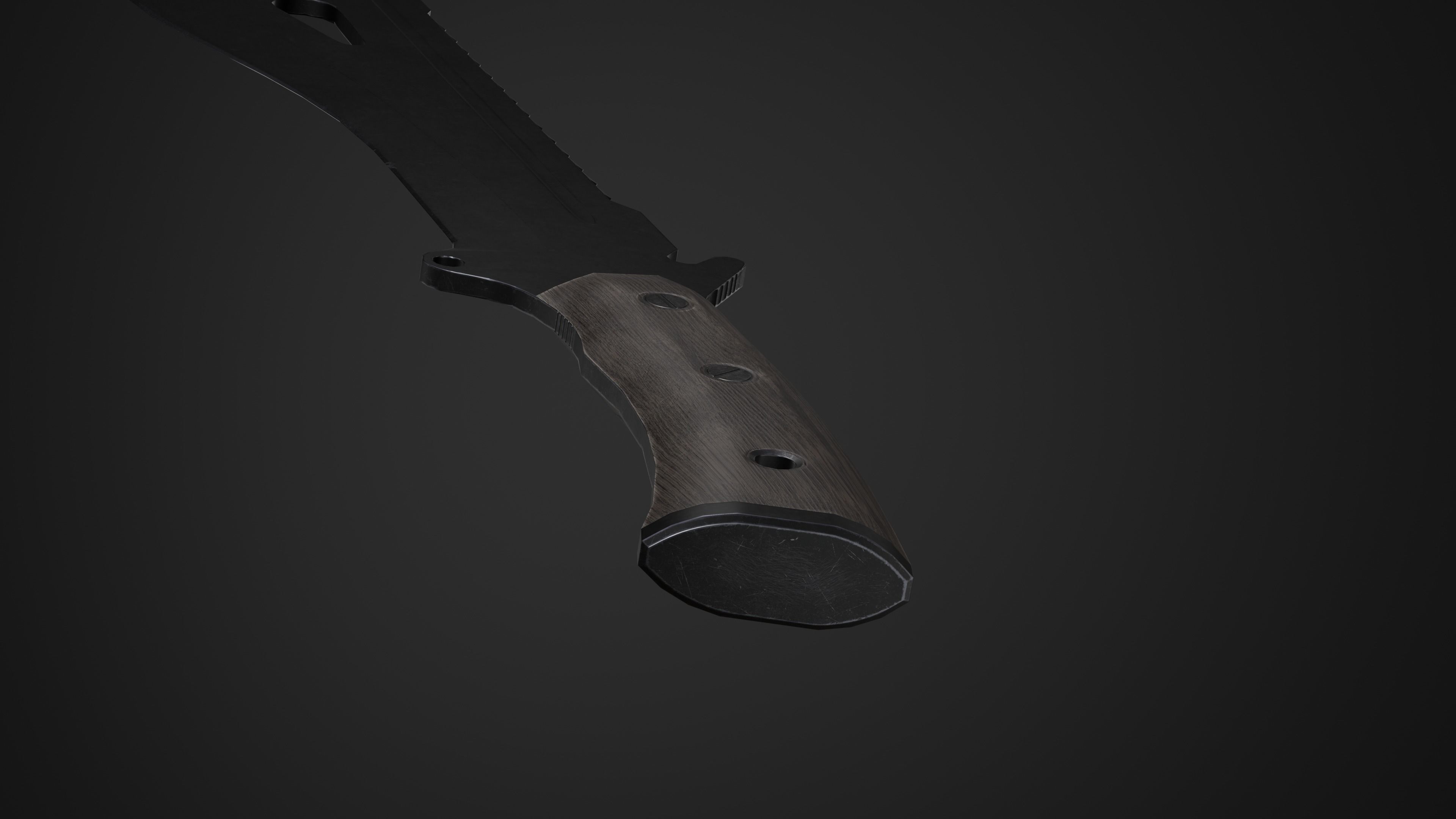 3D model Machete knife VR / AR / low-poly | CGTrader