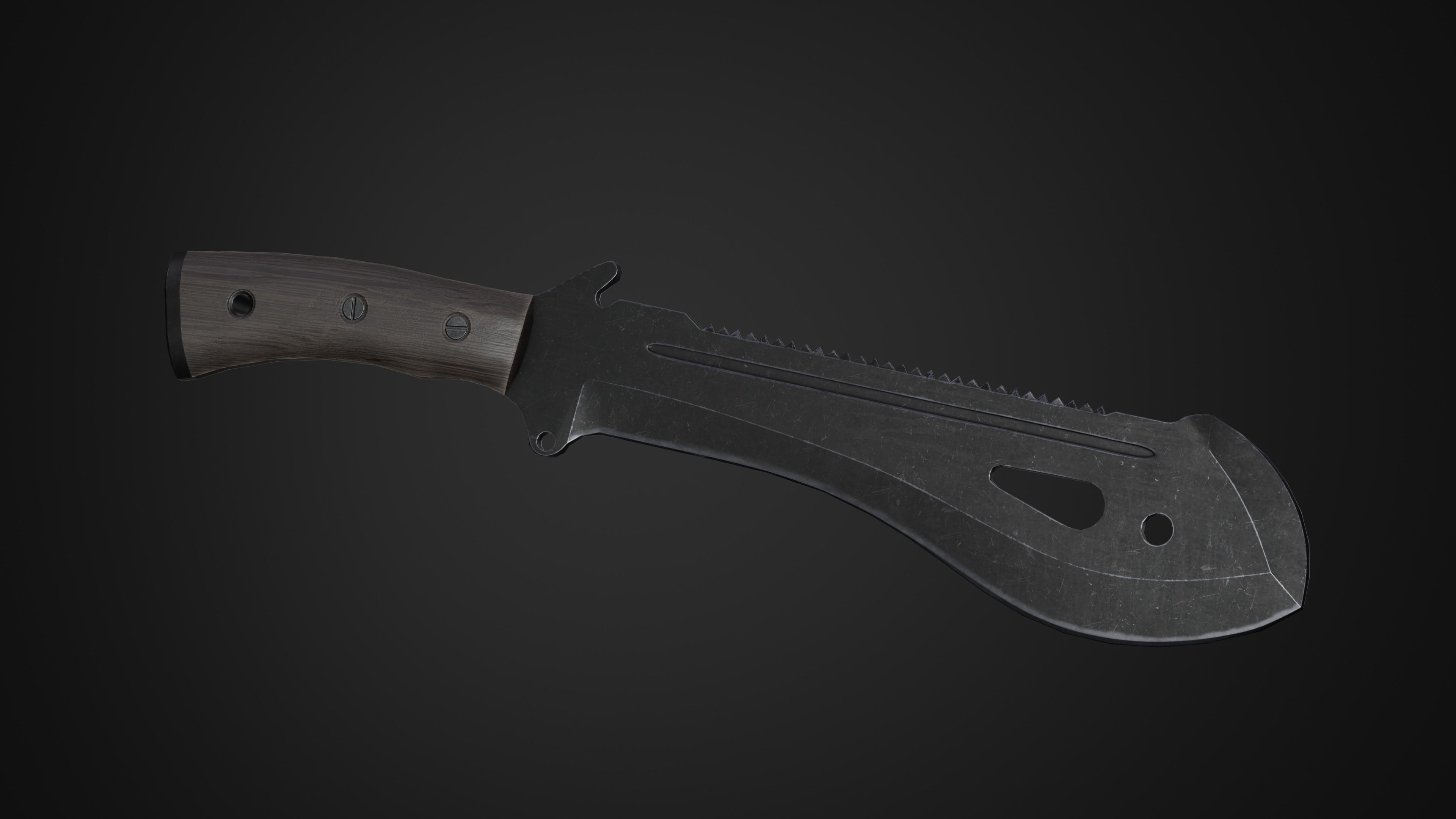 3D model Machete VR / AR / low-poly | CGTrader