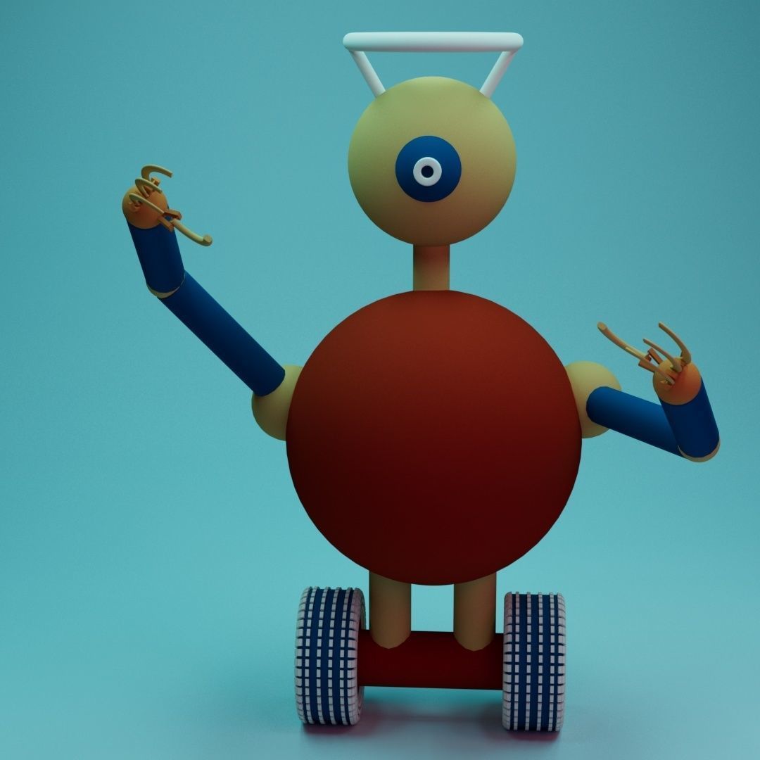 3D model ENO Robot VR / AR / low-poly | CGTrader