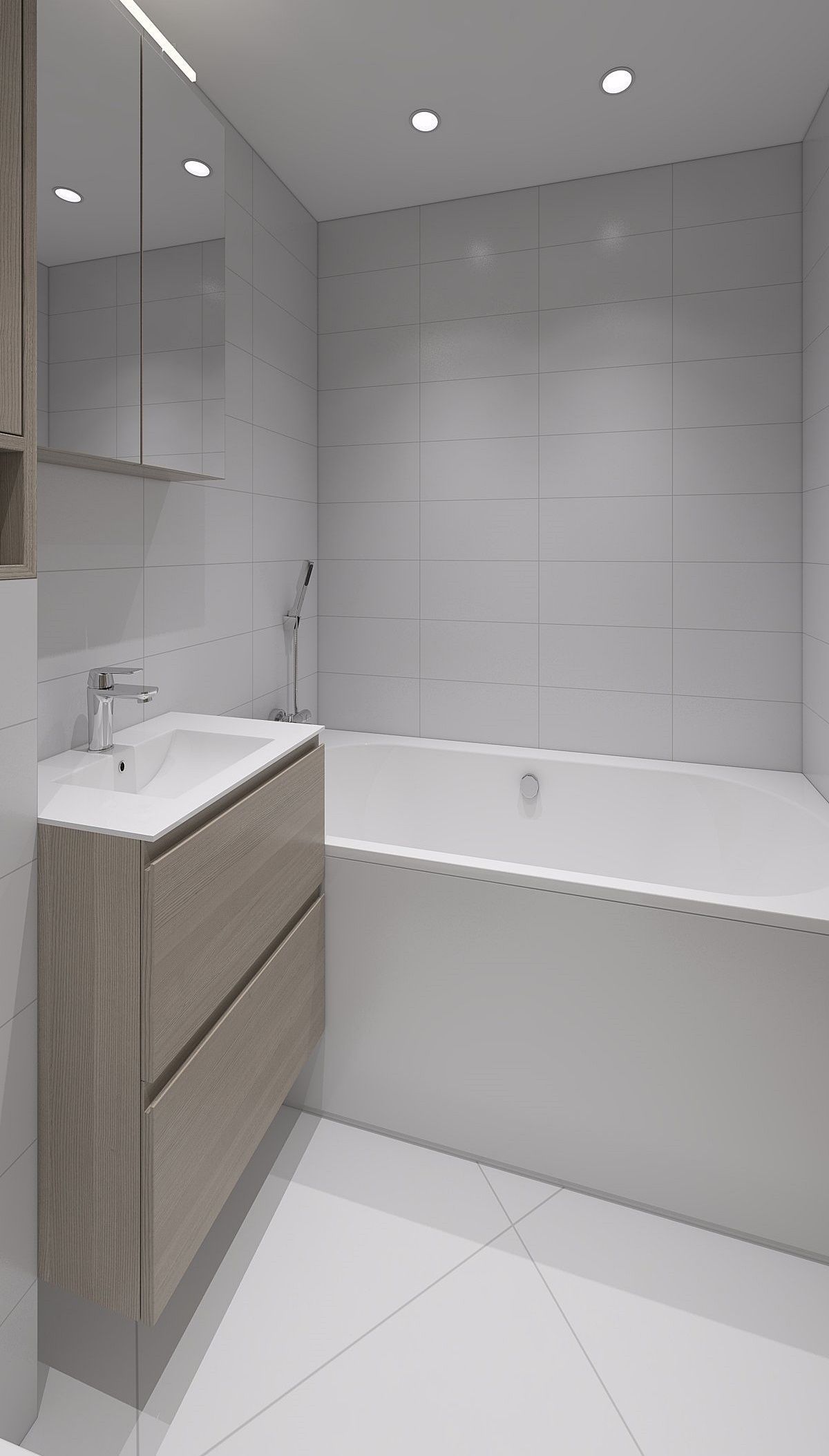 Simple but cozy bathroom 3D model | CGTrader