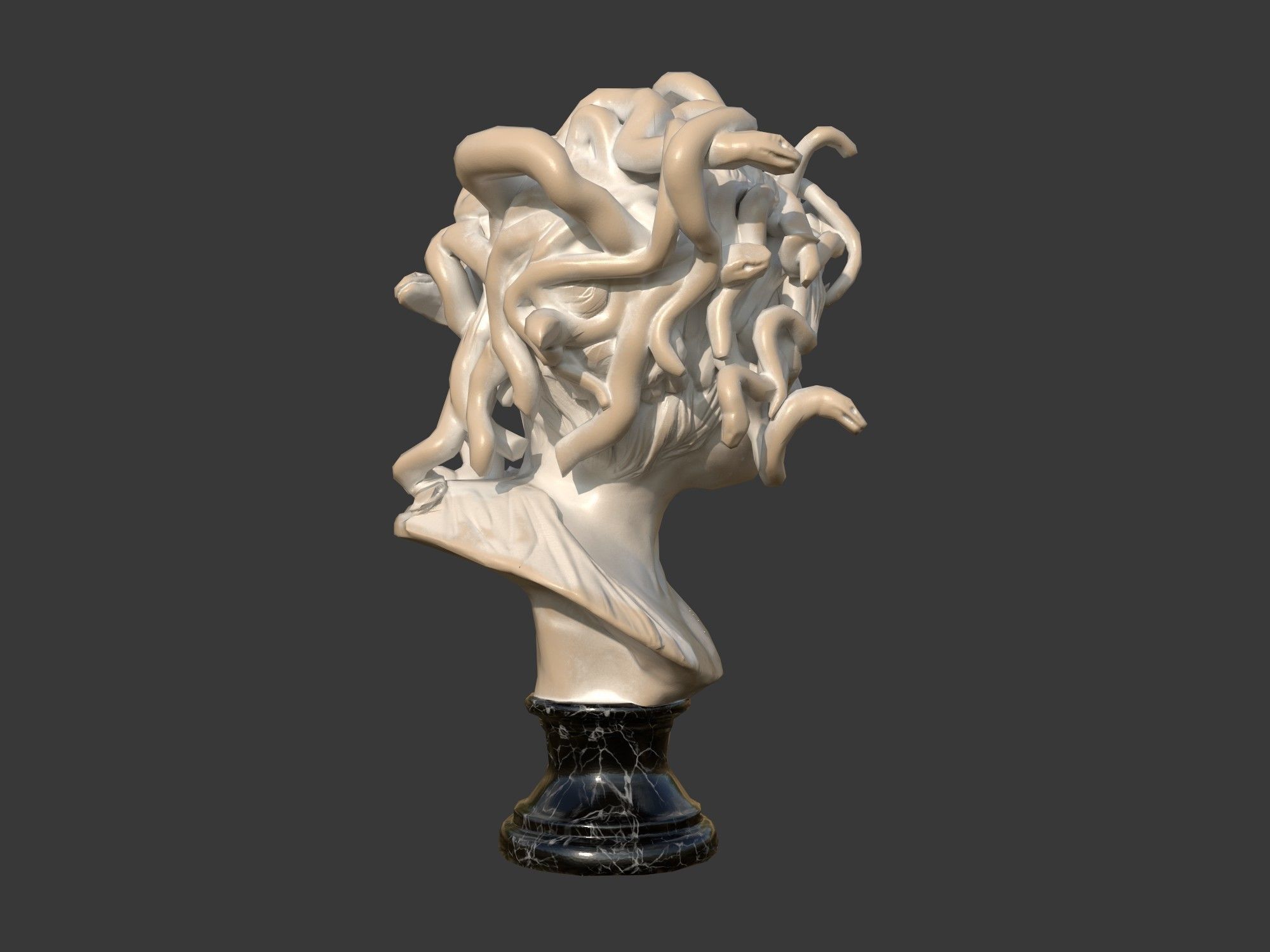 3D model Medusa by Bernini VR / AR / low-poly | CGTrader