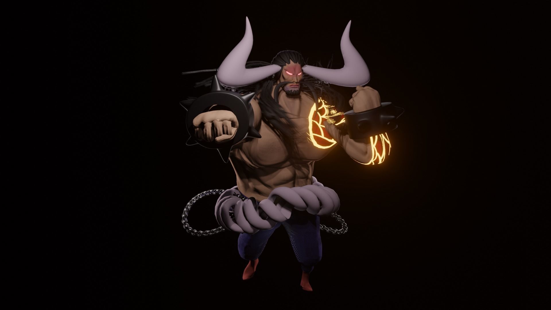 Kaido - one piece free 3D model | CGTrader