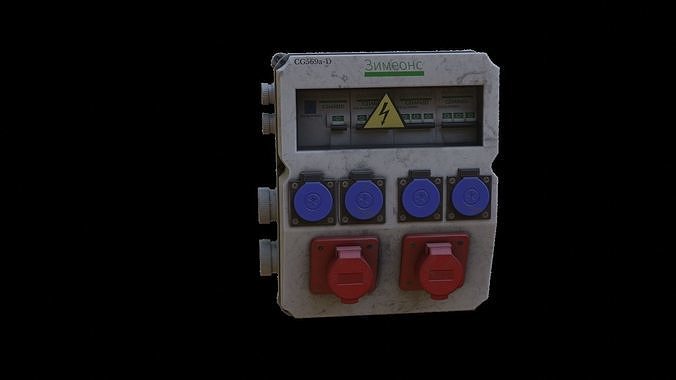 3D model Switch Cabinet game ready VR / AR / low-poly | CGTrader