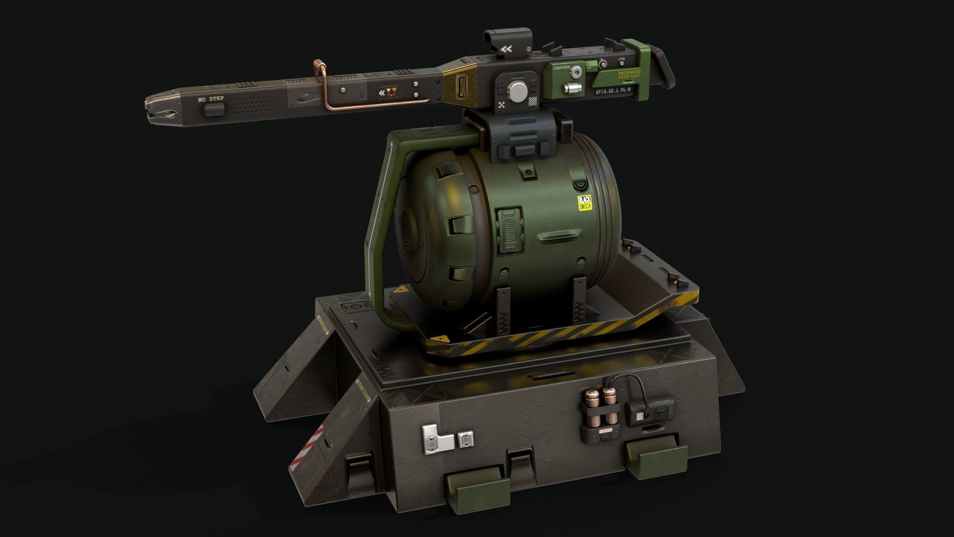 Sentry Turret 3D model | CGTrader