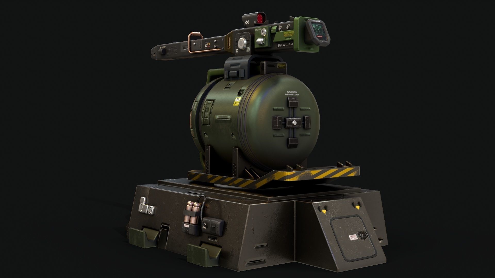 Sentry Turret 3D model | CGTrader