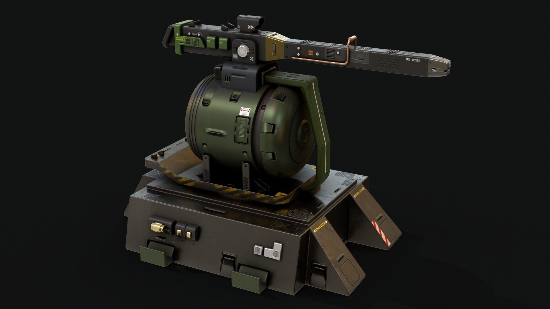 Sentry Turret 3D model | CGTrader