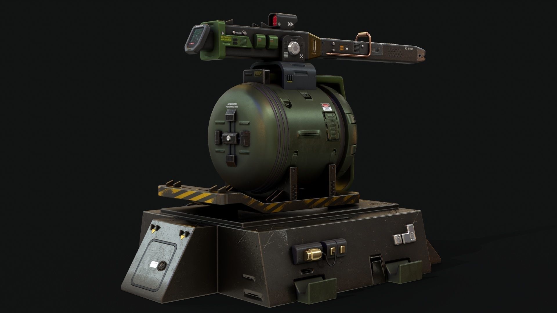 Sentry Turret 3D model | CGTrader