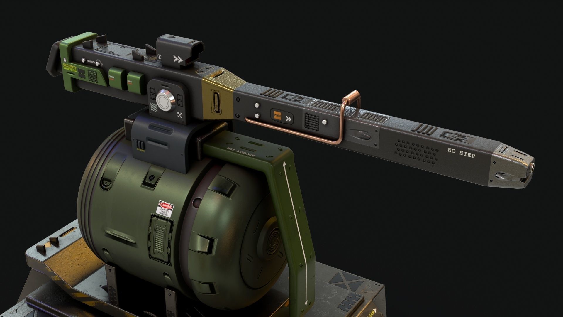 Sentry Turret 3D model | CGTrader