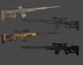 Animated Sniper rifle 3D Models | CGTrader