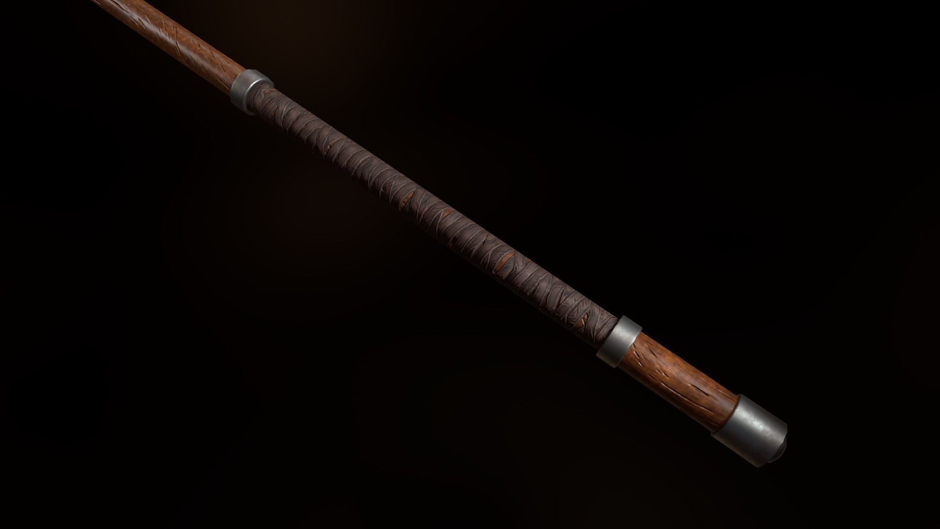 Heavy Battle Axe Stylized - PBR Low Poly Model free VR / AR / low-poly ...