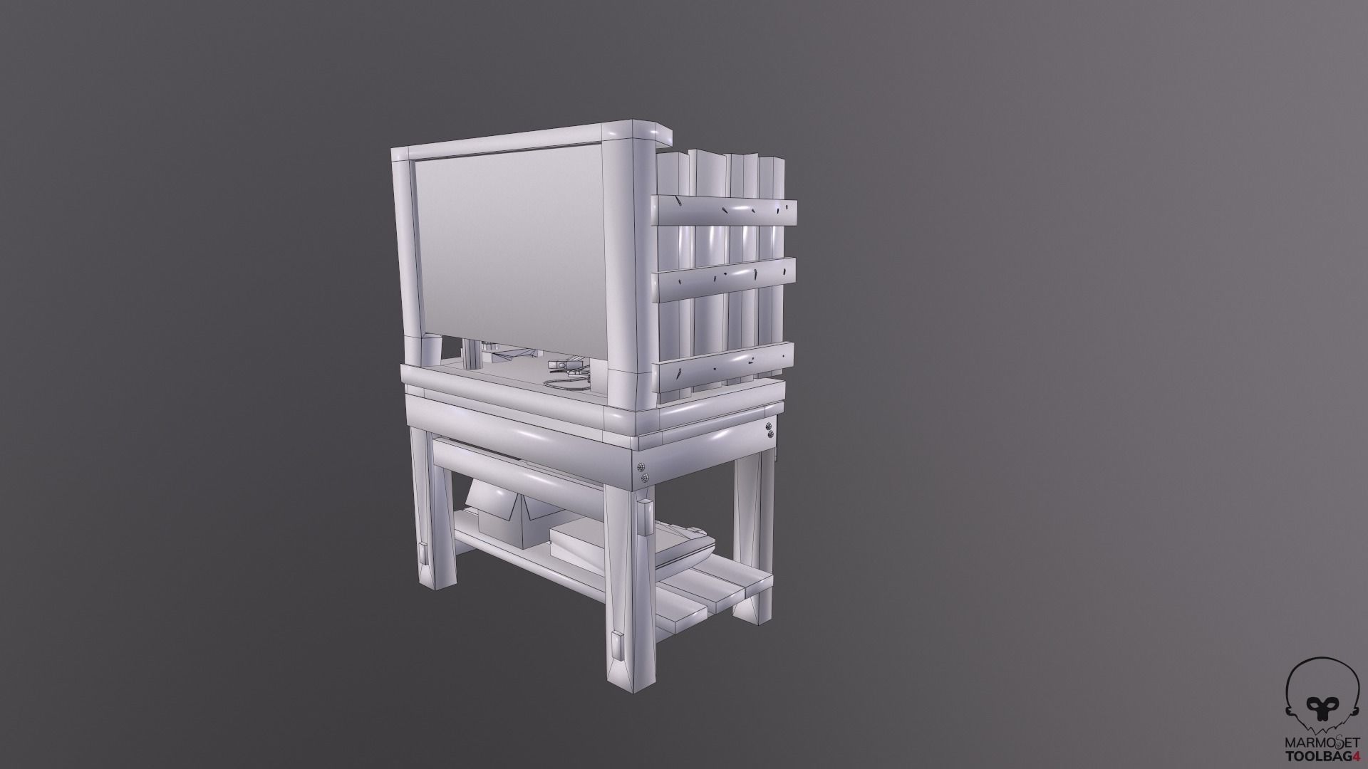 3D model Workbench VR / AR / low-poly | CGTrader