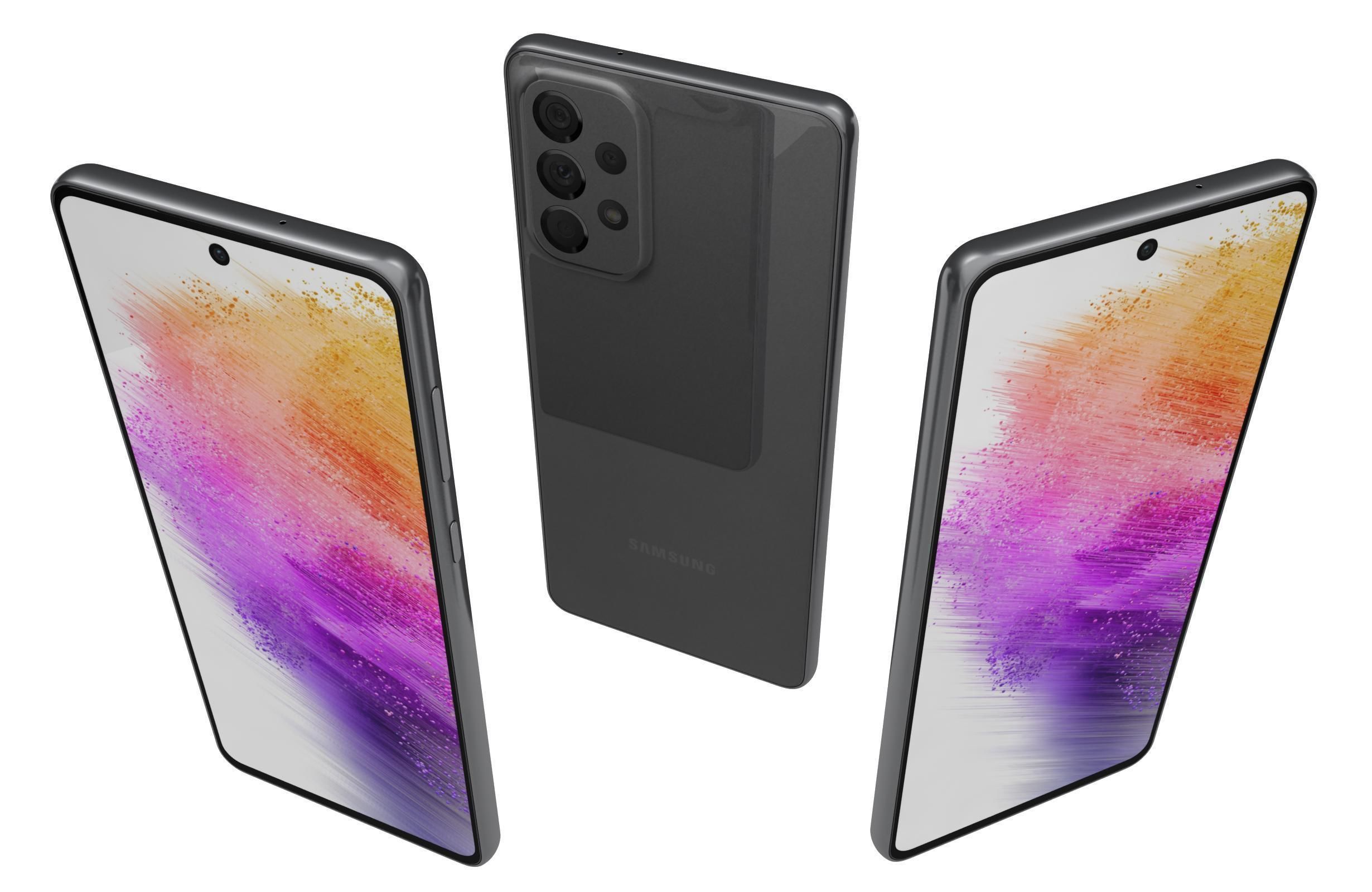 Samsung Galaxy A73 5g All Colors 3d Model Cgtrader