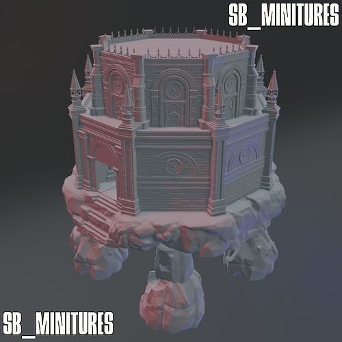 Wandering Building 3D model 3D printable | CGTrader