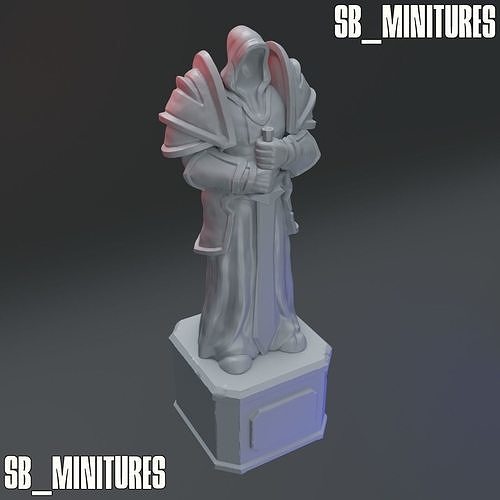 Dark Statue free 3D model 3D printable | CGTrader